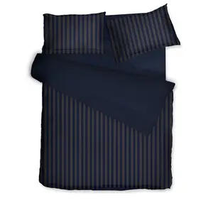 DECOFLUX HOME Sateen Bed Linen Set Etno Baltic - Blue