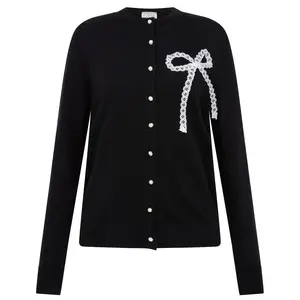 LISA THE LABEL Angel Baby Love Cardigan - Black