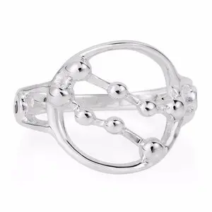 YASMIN EVERLEY JEWELLERY Gemini Astrology Ring - Silver