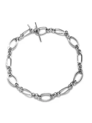 JAREDJAMIN Ophelia Choker Chain Necklace - Silver