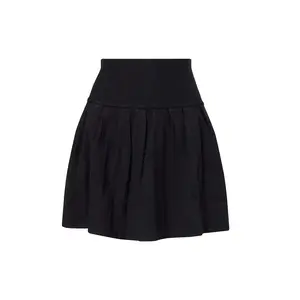 AMY LYNN Clemmie Knit Pleated Mini Skirt