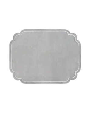 Twig New York Lane Set Of Two Placemats Gray - Grey