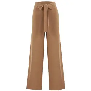 PERALUNA Bell Bottom Knit Trousers