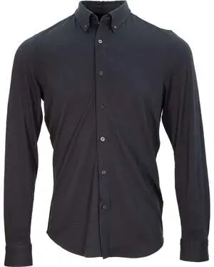 LORDS OF HARLECH Shawn Merino Shirt - Black