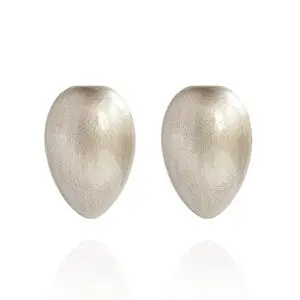 SAULE LABEL Juno Platinum Glow Earrings - Silver