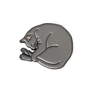 MAKE HEADS TURN Sleeping Cat Enamel Pin