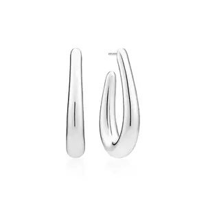 SIF JAKOBS JEWELLERY Goccia Pianura Earrings - Silver