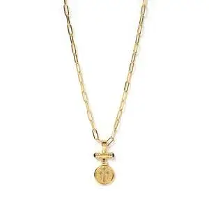 ARMS OF EVE Adoro Fob Charm Necklace - Gold