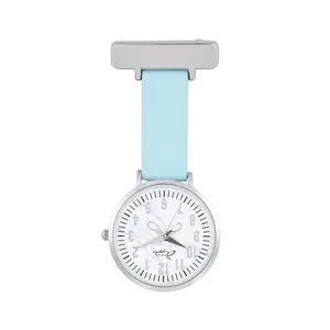 BERMUDA WATCH COMPANY Annie Apple Marble Nurse Fob Watch Blue