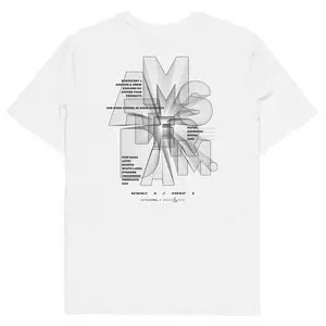 ANCHOR & CREW Gustatory Amsterdam T-shirt - White