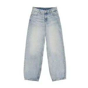 DR. DENIM Hill Low Wide Leg Jeans - Blue