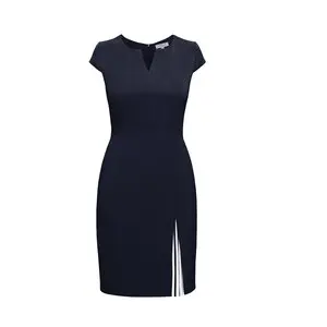 RUMOUR LONDON Mariana Stretch Crepe Dress - Blue