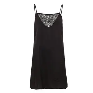 MISHA VAIDYA Mala Reversible Slip Dress - Black