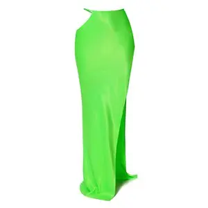 AGGI BY HALEWSKI Faye Flash Maxi Skirt By - Green
