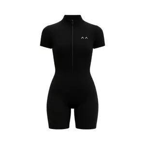 ALTRA VOLTA Zip Up Jumpsuit - Black