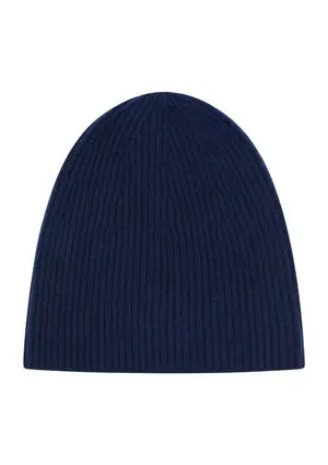 LOOP CASHMERE Cashmere Beanie - Blue
