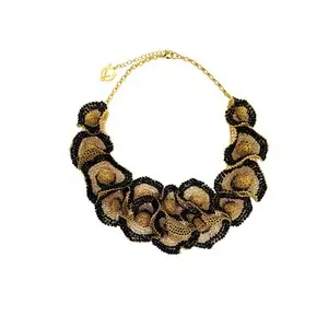 LAVISH BY TRICIA MILANEZE Crystal Necklace - Black