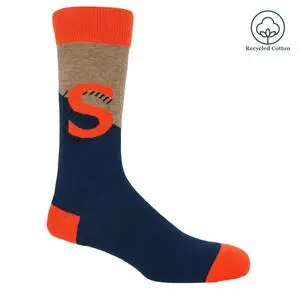PEPER HAROW - MADE IN ENGLAND Alphabet Socks - Blue