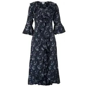 AT LAST... Felicity Midi Dress - Grey