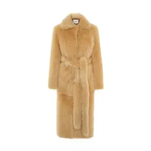 MAISON SEL Bathrobe-style Faux Fur Coat