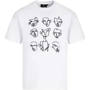 Men's White Face Shirts