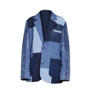 STORY WEAR Patchwork Casual Blazer