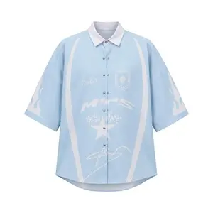 MYSIMPLICATED Printed Shirt - Blue