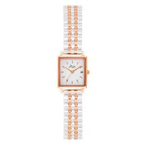 BERMUDA WATCH COMPANY Quaintrelle Square Watch - Gray/yellow