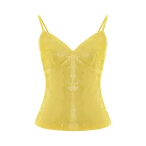PCFG Sequin Strap Top