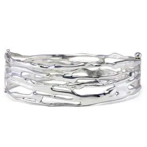 ISLA SILVER Isla Silver Organic Sterling Silver Bangle
