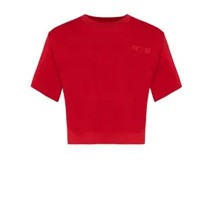 PCFG Shoulder Padded T-shirt With Embroidery