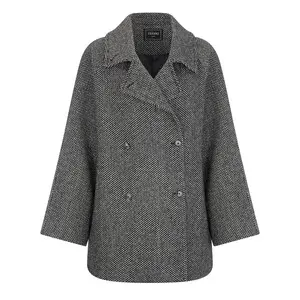 Triona Collared Outerwear For Women