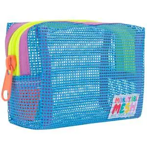 MOKUYOBI Lake Mesh Zip Pouch - Blue