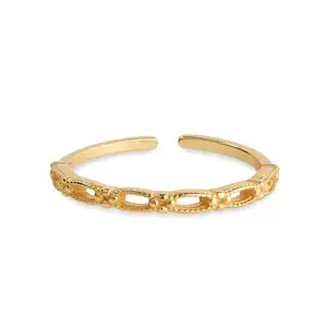 ELK & BLOOM Promise Link Stacking Ring - Gold