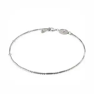 LINDA FIORE Daisy Layering Bracelet Silver
