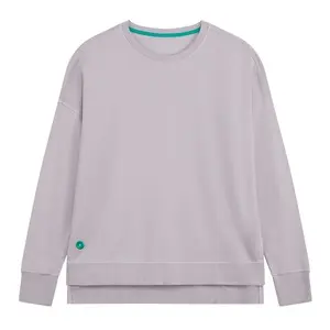 LOUNGERS Longline Relaxed Sweatshirt - Grey