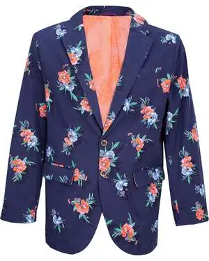 LORDS OF HARLECH Hadrian Oxford Harmony Blazer Navy - Blue