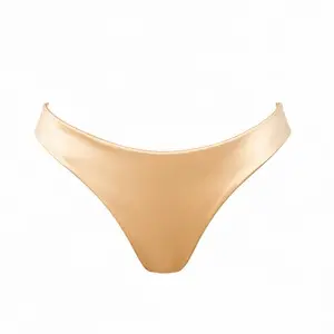 BELLETAGE SWIMWEAR The Trail Ride Bikini Bottom - Gold