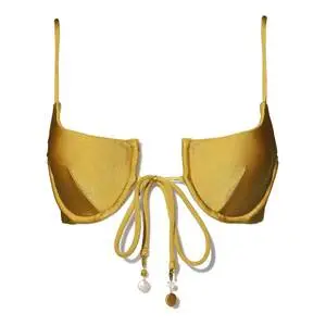 MARQUISE SWIM Cabaret Bikini Top - Gold