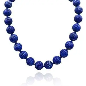 MICHAEL NASH JEWELRY Vicenza Sapphire Resin Bead Necklace - Blue