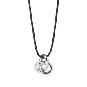 MURU Amara Cord Necklace - Silver