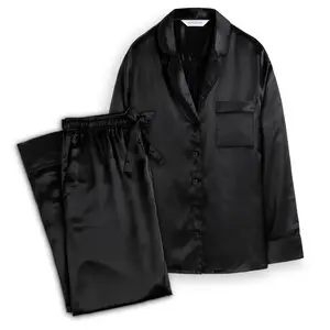 SILK WORKS Pyjama Set - Black