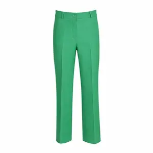 LALIPOP DESIGN Wide Leg Cropped Tailored Pants
