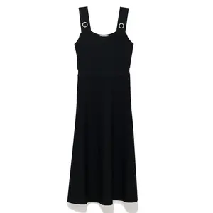 PERALUNA Madison Knit Dress - Black