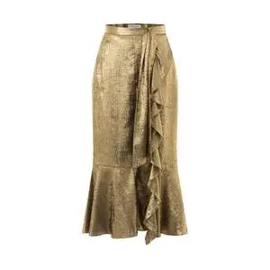 EMMA WALLACE Fluted Hem Skirt