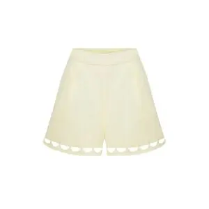 THISISU COLLECTION High-waisted Linen-blend Shorts