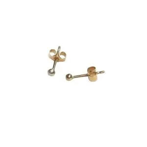 OOLO LONDON The Dot Stud Earrings - Gold