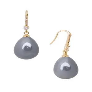 Saachi Pearl Dangle Earrings - Blue