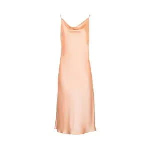 Plain Silk Slip Dress
