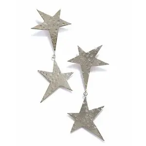 JAREDJAMIN Shooting Star Dangle Earrings - Silver